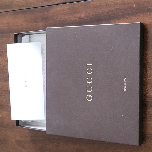 Gucci | Accessories | Gucci Gift Box Empty With Small Duster | Poshmark